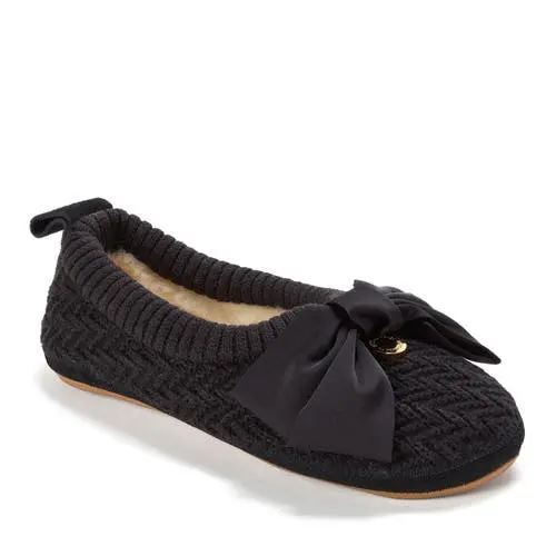 DEARFOAMS Fireside Bestie Ballet Slippers - Black