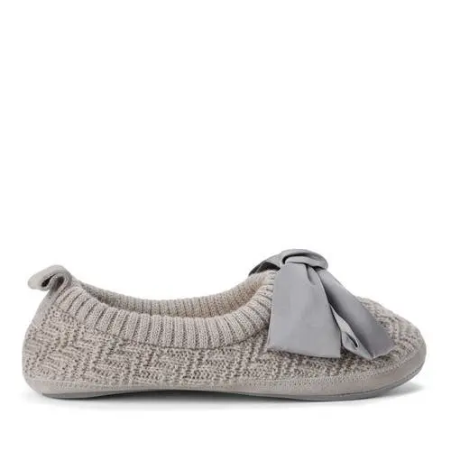 DEARFOAMS Fireside Bestie Ballet Slippers - Smoke