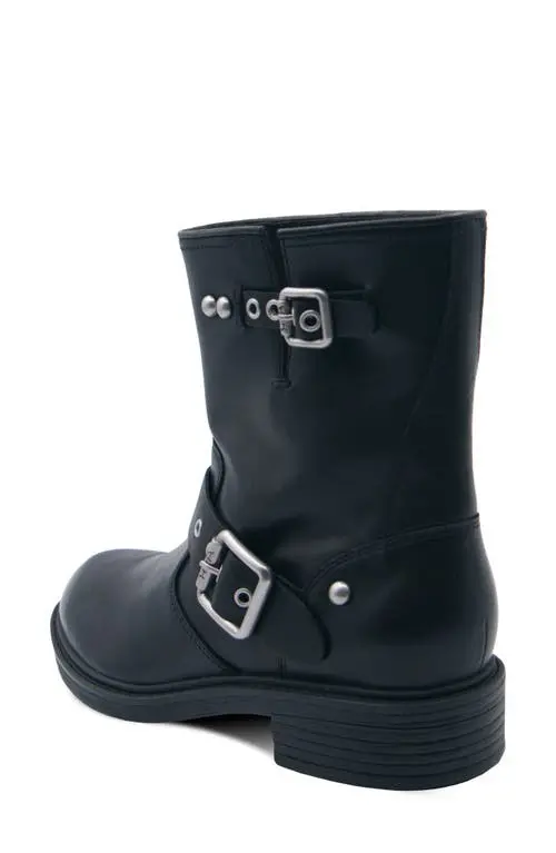 Ash Flame Lily Leather Bootie
