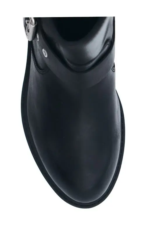 Ash Flame Lily Leather Bootie