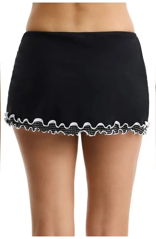 GOTTEX Dottie Delight Side Slit Skirt Swim Bottom