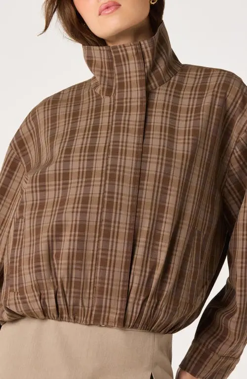 Astr The Label Cooper Plaid Jacket