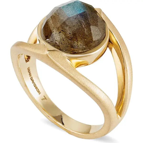 DEAN DAVIDSON Mini Galleria Ring - Labradorite/gold
