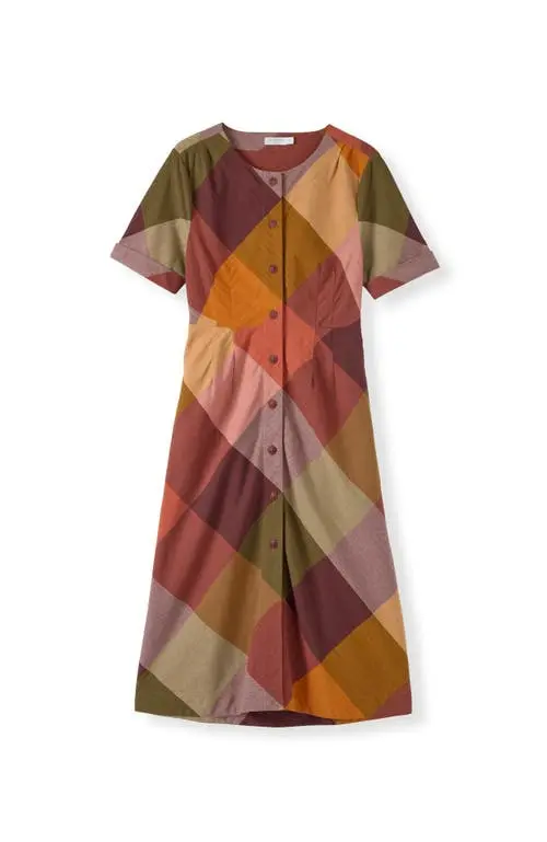 CELTIC & CO. Bias Cut Midi Dress