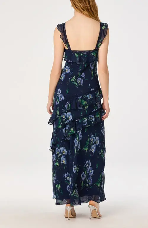 Astr The Label Megan Ruffled Maxi Dress
