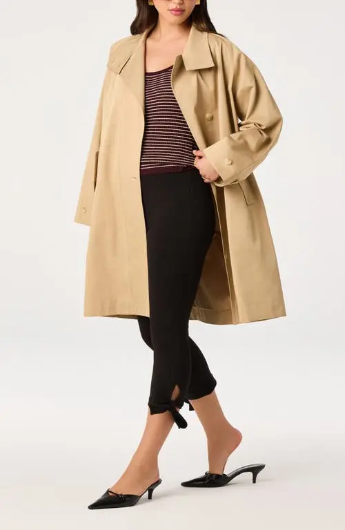 Astr The Label Eliza Tie Cuff Capri Pants