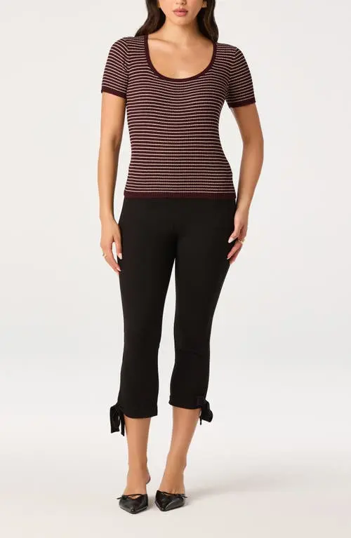 Astr The Label Eliza Tie Cuff Capri Pants