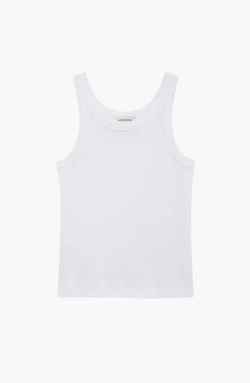 ANINE BING Sixtine Tank Top - White