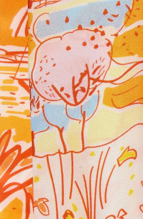 L. Erickson Verao Silk Hair Scarf