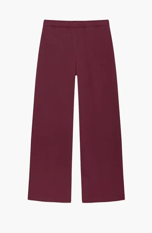 ANINE BING Kacey Sweatpant - Burgundy