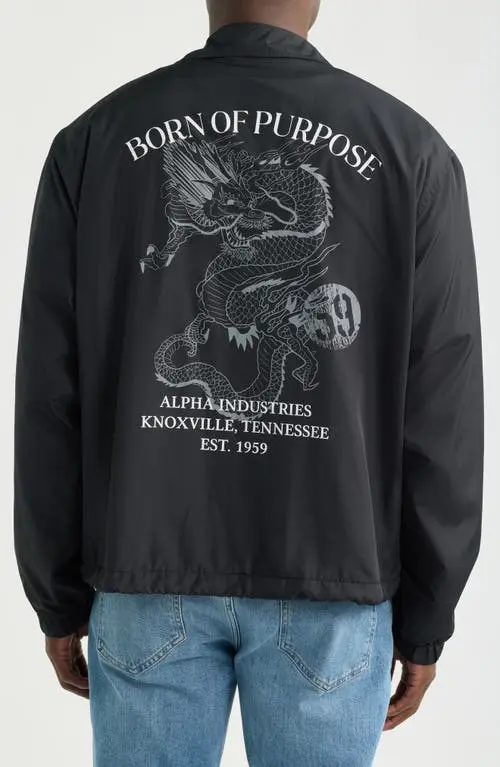 Alpha Industries Hamp Relaxed Fit Coaches Jacket