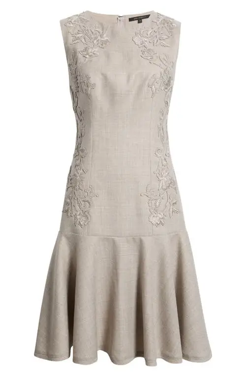 Kobi Halperin Tate Embroidered Wool Dress