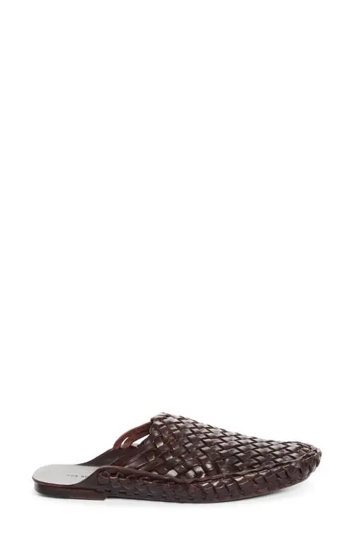 THE ROW Woven Leather Flat Mule
