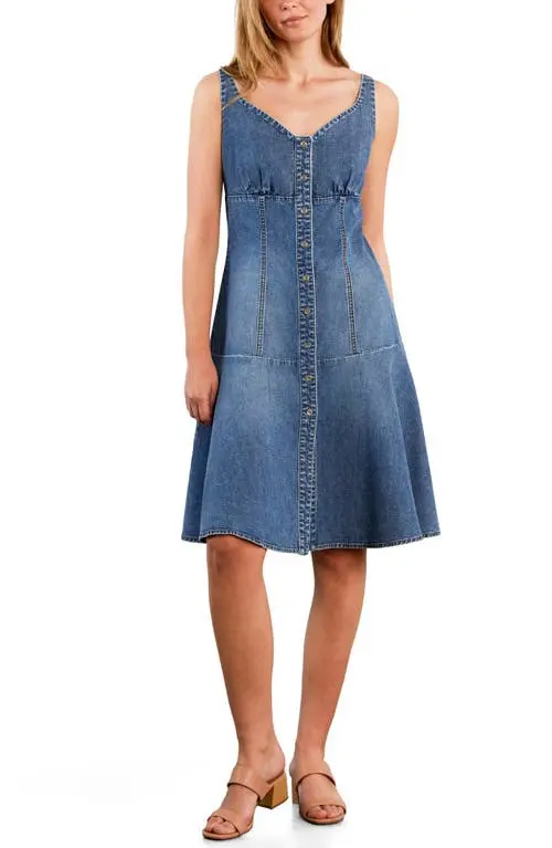 WASH LAB DENIM Mermaid Denim Dress - Shine Blue