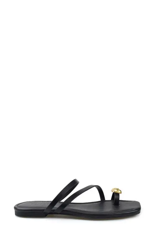 ARTISAN CRAFTED BY ZIGI Sioban Leather Sandal - Black Leather