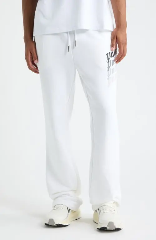 PLAY PALM ANGELS Logo Print Sweatpants