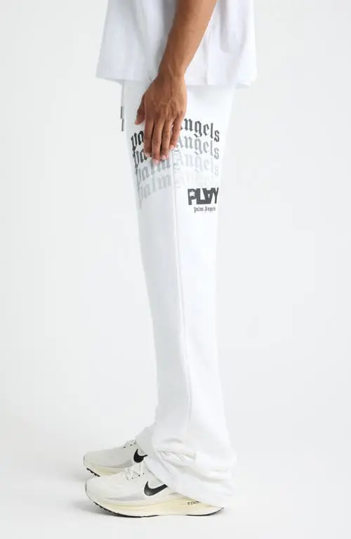 PLAY PALM ANGELS Logo Print Sweatpants