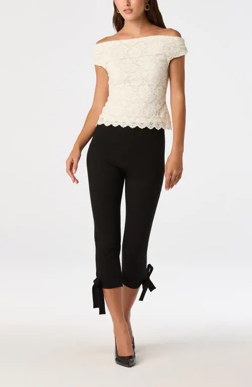 Astr The Label Myranda Off The Shoulder Lace Top