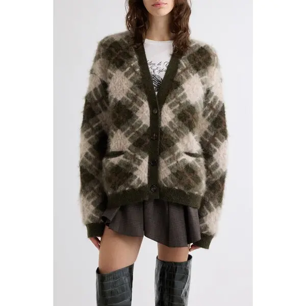 Acne Studios Katch Mohair Blend Cardigan