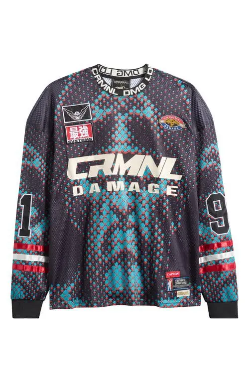 CRIMINAL DAMAGE M Bison Mesh Football Jersey