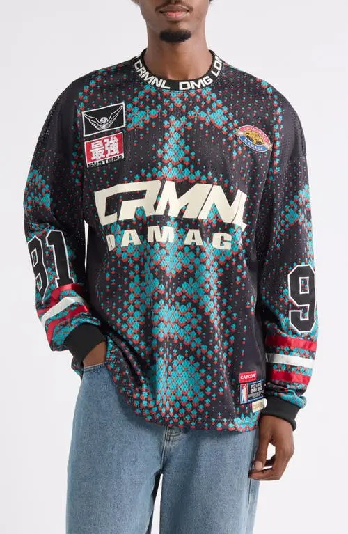 CRIMINAL DAMAGE M. Bison Mesh Football Jersey