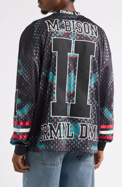 CRIMINAL DAMAGE M. Bison Mesh Football Jersey