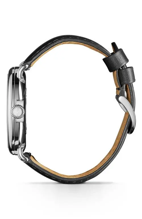 Shinola Runwell Sub Second Leather Strap Watch