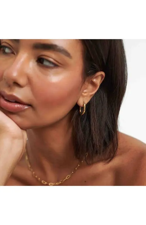 D.LOUISE Oval Hoop Earrings