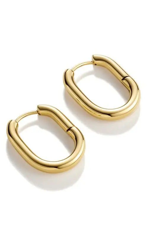 D.LOUISE Oval Hoop Earrings