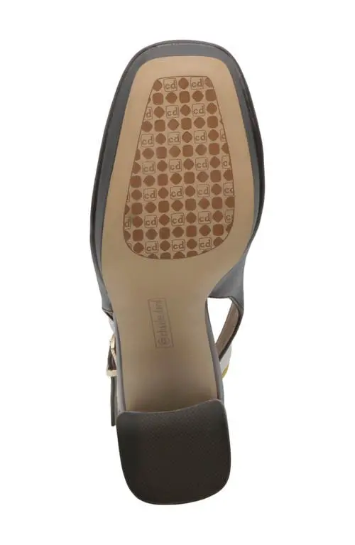 CHARLES DAVID Nicko Faux Leather Slingback Pump