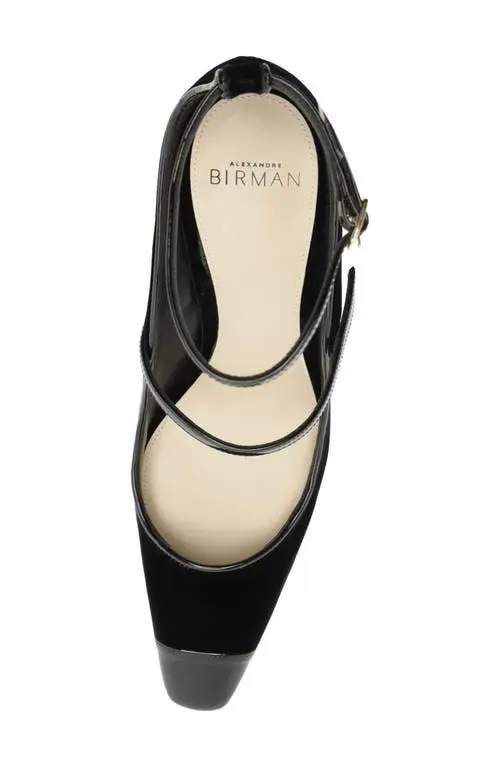 ALEXANDRE BIRMAN Tita Wave Ankle Strap Pump