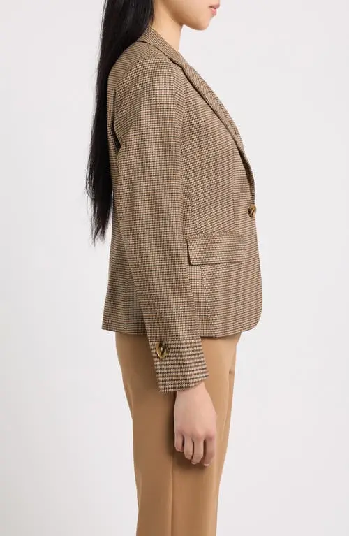Anne Klein One-button Notch Lapel Blazer