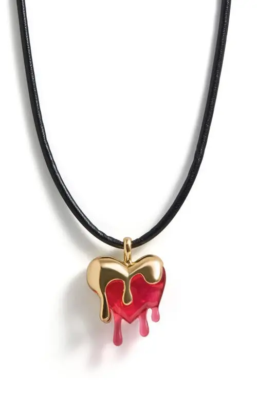 Baublebar Fatal Attraction Heart Cord Necklace - Red