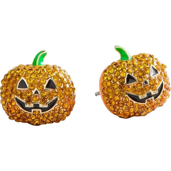 Baublebar Gourd Lucky Charm Pumpkin Stud Earrings - Orange