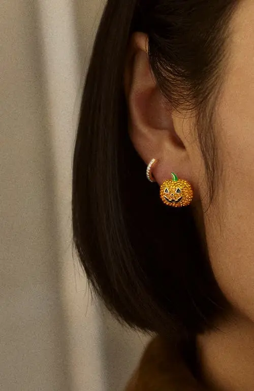 Baublebar Gourd Lucky Charm Pumpkin Stud Earrings
