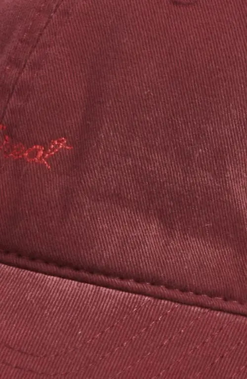 The Great. The Baseball Baseball Cap - Maroon