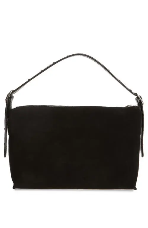 Vince Vivian Stud Suede Shoulder Bag
