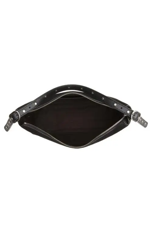 Vince Vivian Stud Suede Shoulder Bag