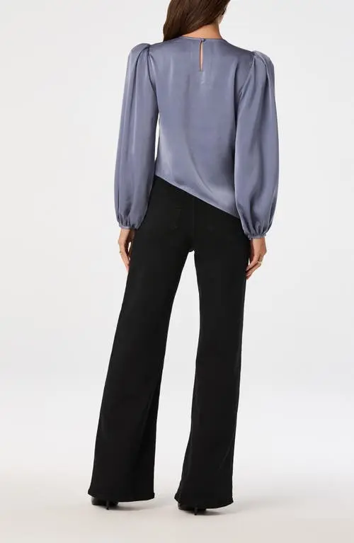 Astr The Label Beatrice Satin Drape Top