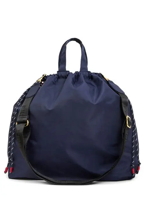 Clare V. Sac Tout Recycled Polyester Tote - Navy