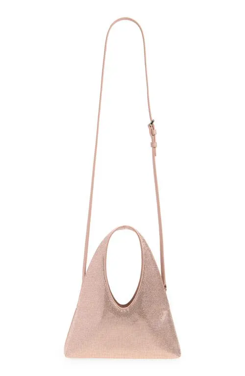 Alexander Wang Pike Mini Crystal Hobo Bag - Rose Beige