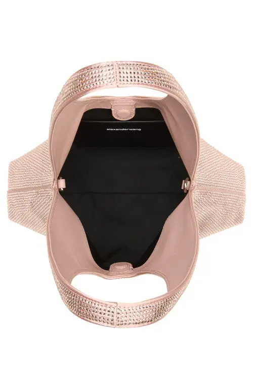 Alexander Wang Pike Mini Crystal Hobo Bag - Rose Beige