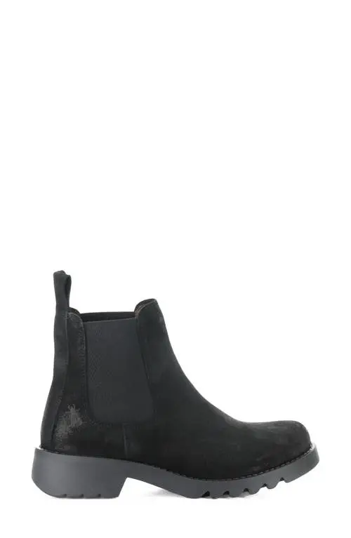 Fly London Rilk Leather Chelsea Boot - 006 Black
