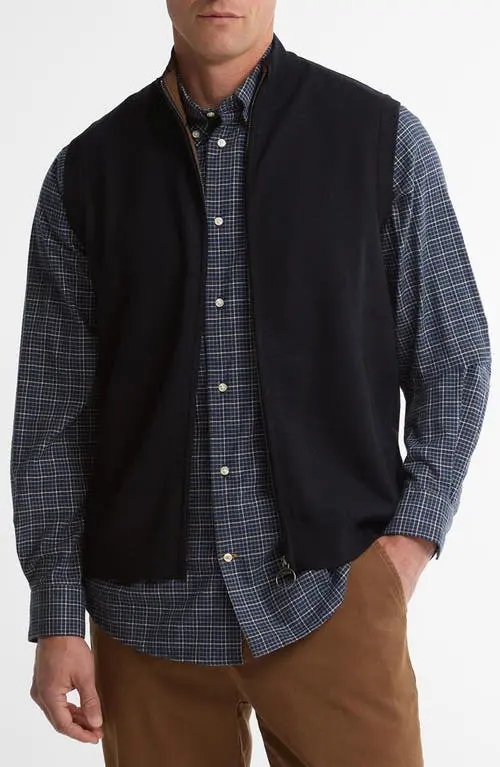 Barbour Marcus Knitted Gilet - Navy