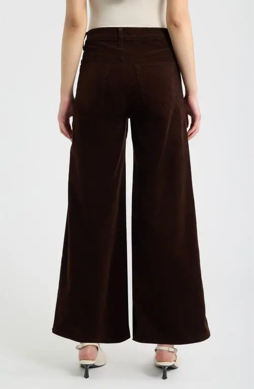 FRAME The Swing High Waist Wide Leg Corduroy Pants