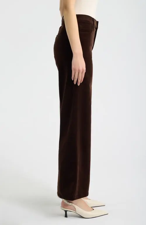 FRAME The Swing High Waist Wide Leg Corduroy Pants