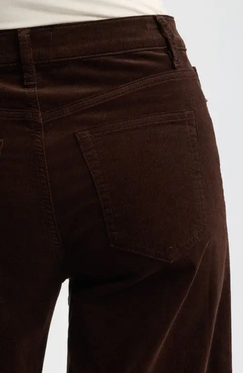FRAME The Swing High Waist Wide Leg Corduroy Pants