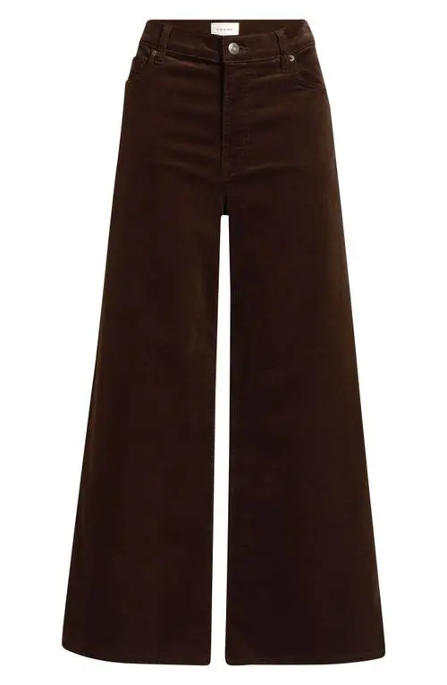 FRAME The Swing High Waist Wide Leg Corduroy Pants