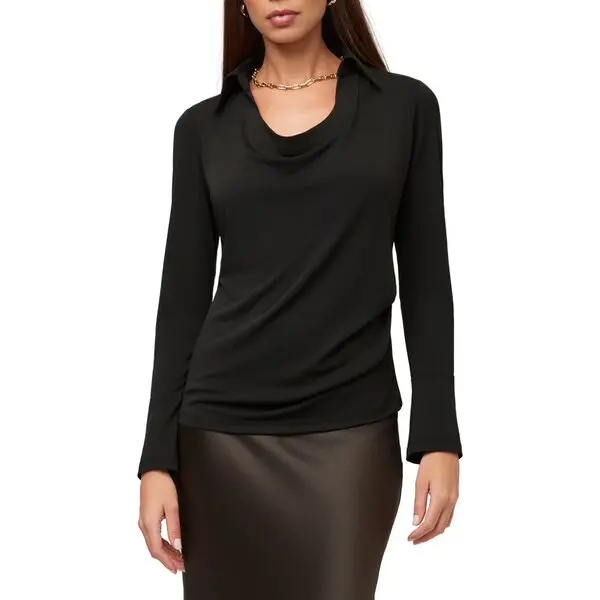 Fifteen Twenty Lana Drape Front Top