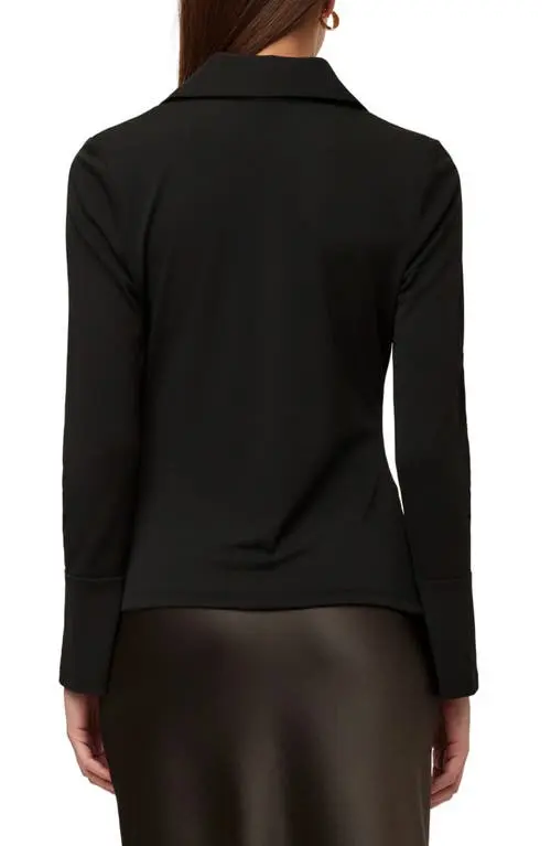 Fifteen Twenty Lana Drape Front Top